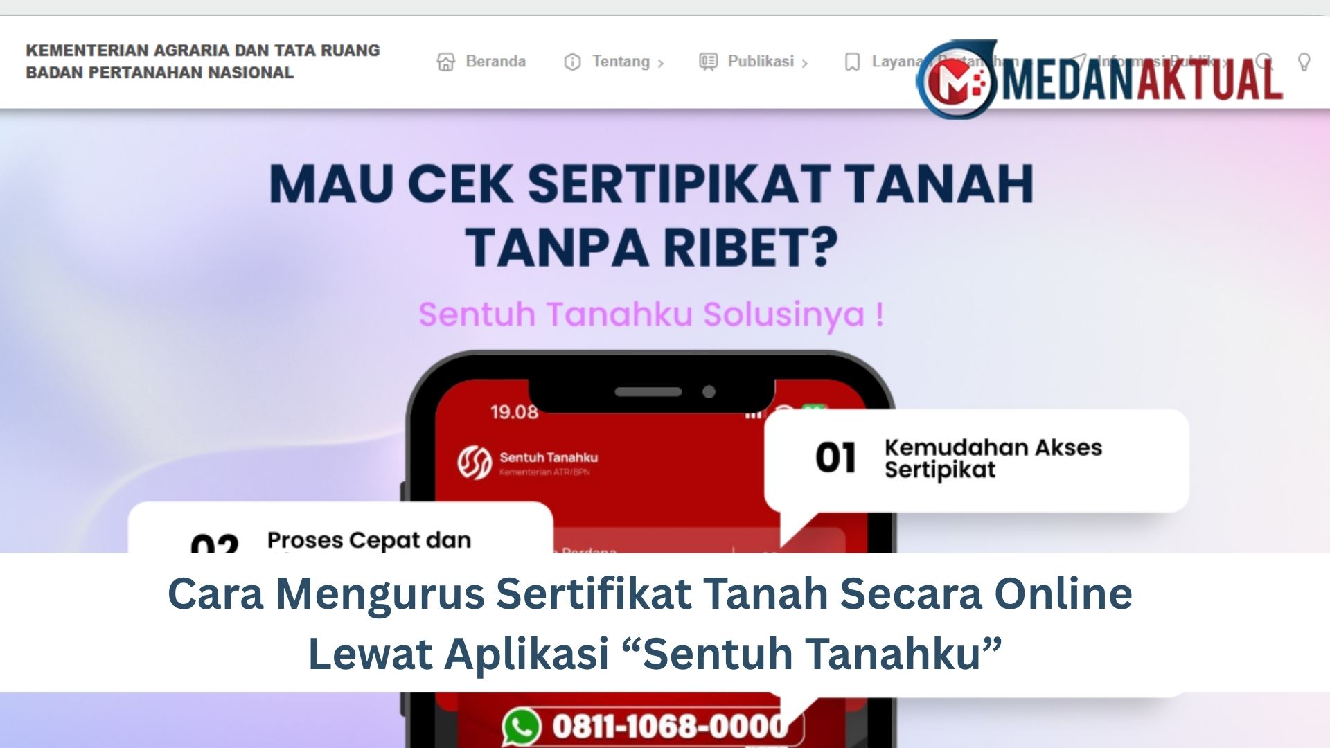 Cara Mengurus Sertifikat Tanah Secara Online Lewat Aplikasi “Sentuh ...